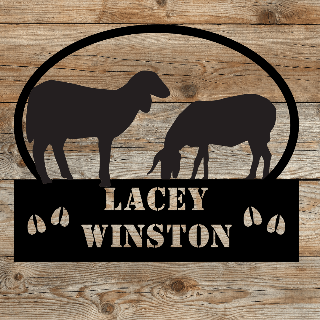 Goat Stall Sign – Kith and Kin Forever